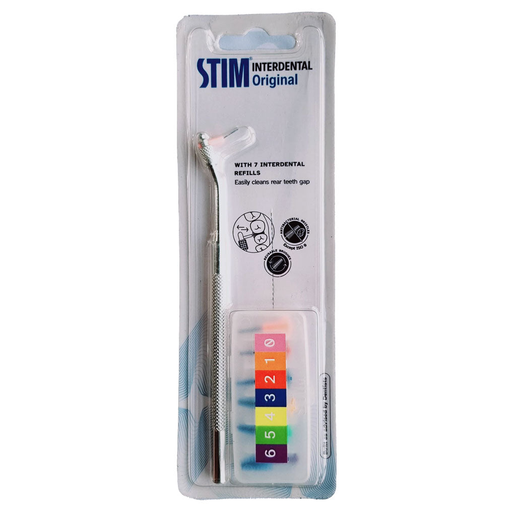 Buy Dentaids Original Stim Interdental Brush With 6 Refills – Stim Brushes