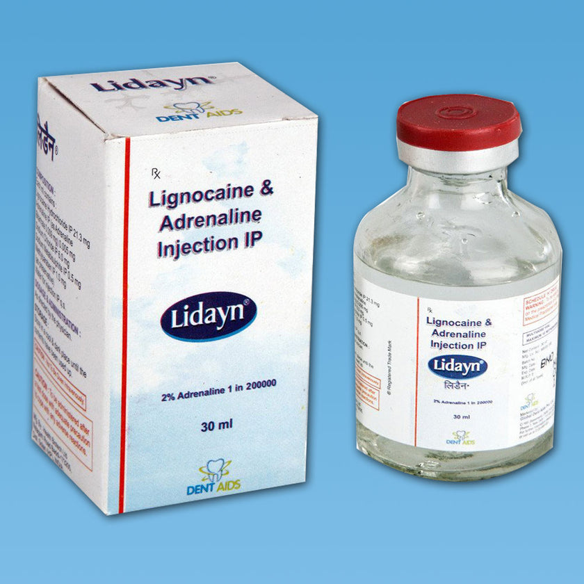 Lidayn Lignocaine Adrenaline Injection | 1:200000 | 30 ml – STIM