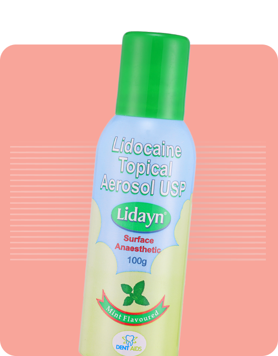 Buy Dentaids Lidayn Topical Spray Online Mint Flavour 100g – Stim Brushes