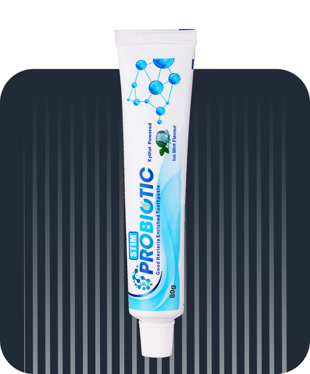 Buy STIM Probiotic Toothpaste Tube of 80g Online – Stim Oral Care